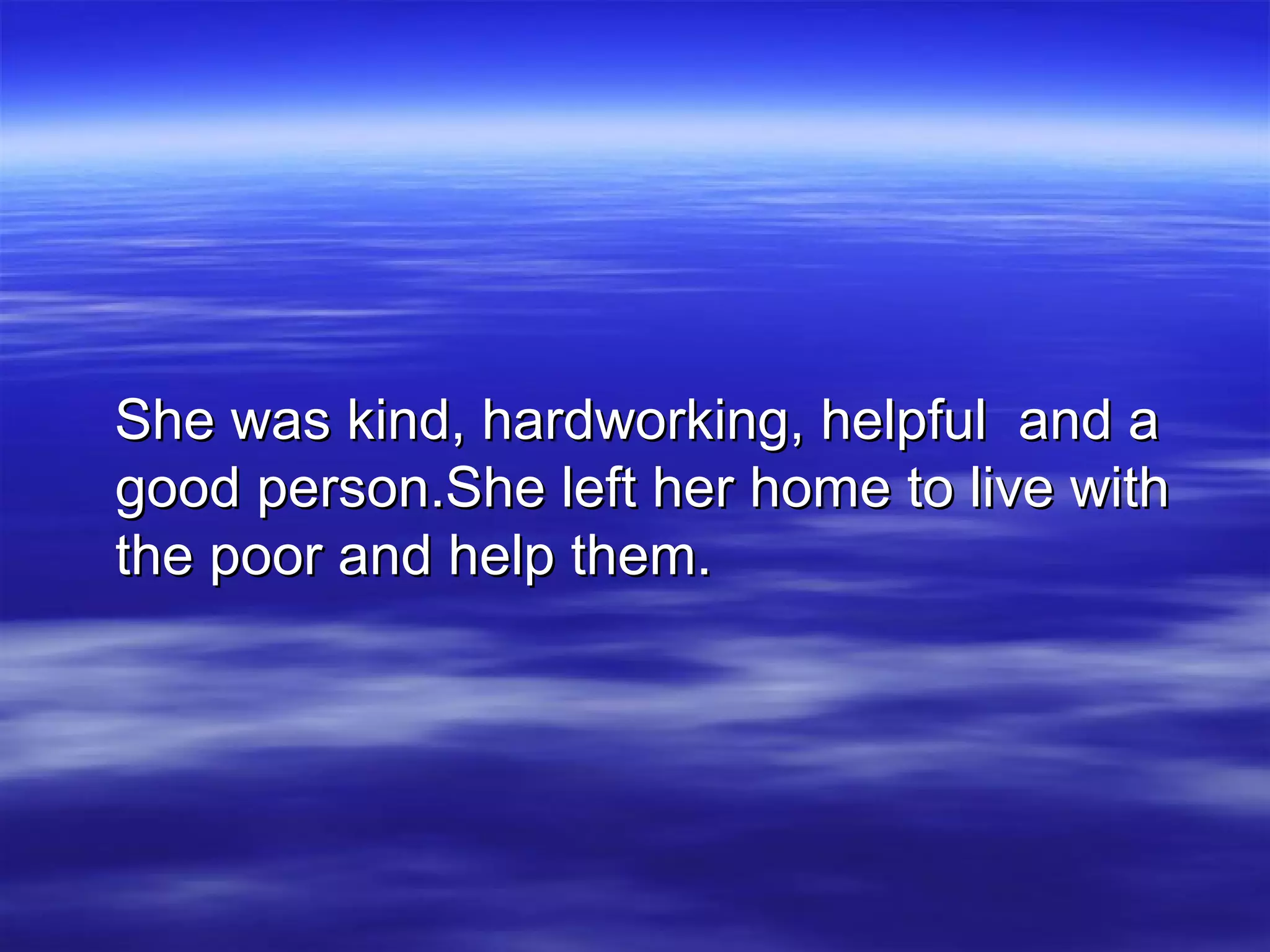 Mother teresa of calcuta | PPT