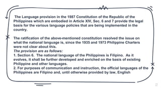 Issues on Mediums of Instructions | PPTX