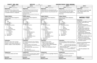 DLL in Grade 3 Mother Tongue Based | PDF