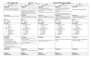 K to 12 Grade 3 DLL MOTHER TONGUE BASED (Q1 – Q4) | PDF