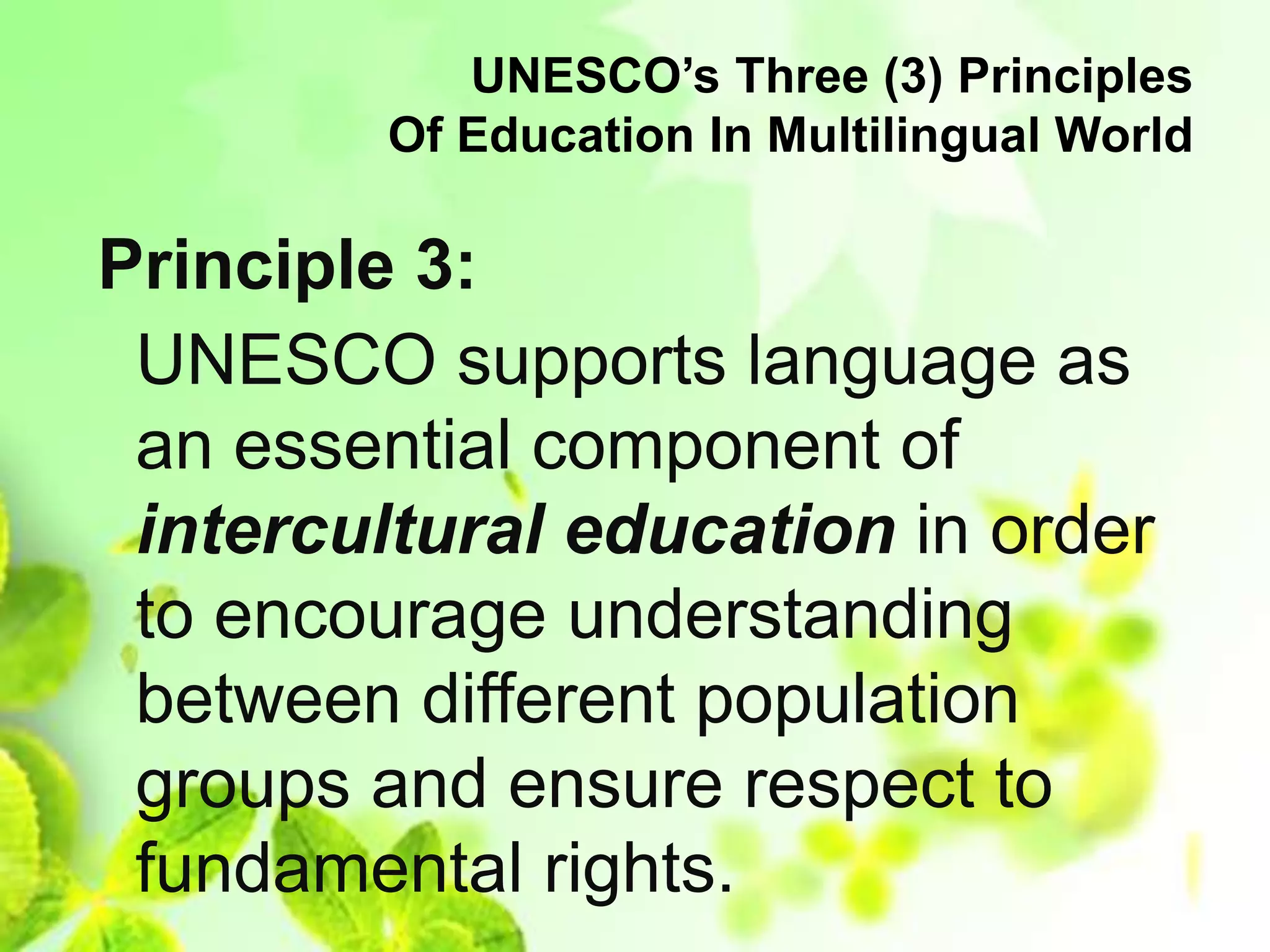Mother Tongue Multilingual Education (MTB-MLE) | PPTX