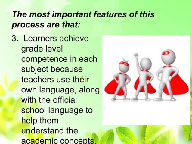 Mother Tongue Multilingual Education (MTB-MLE) | PPTX | Education