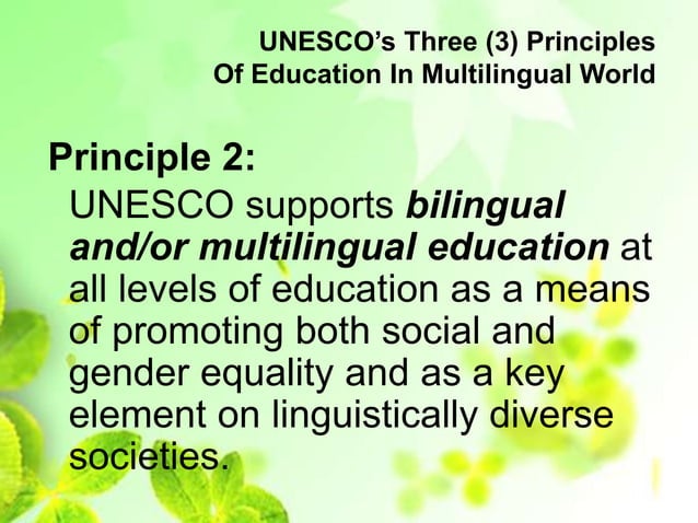 Mother Tongue Multilingual Education (MTB-MLE) | PPTX | Education