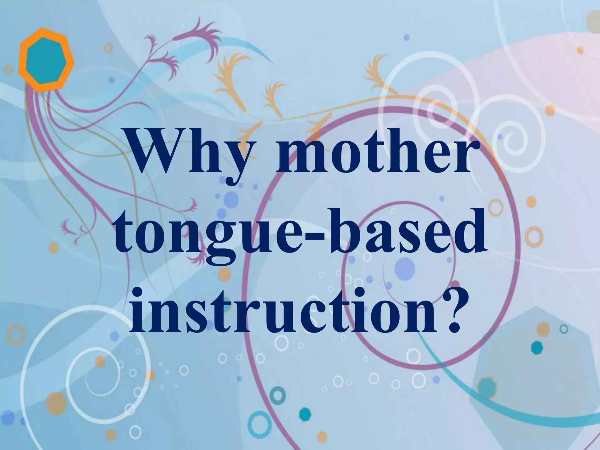 Mother tongue presentation | PPTX