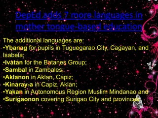 Mother tongue presentation | PPTX