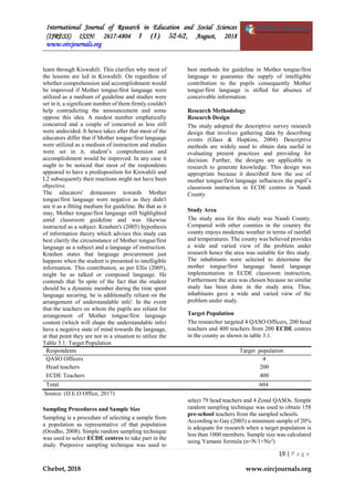 Mother tongue usage and classroom instruction | PDF