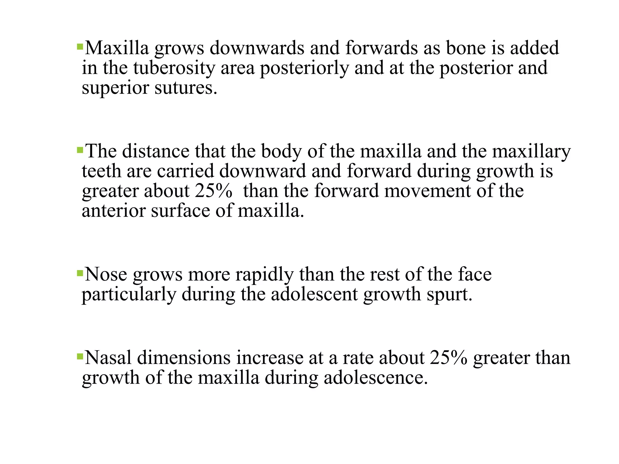 Craniofacial growth during adolescence | PPTX