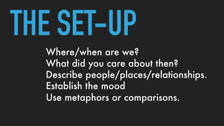 Moth storytelling | PPT