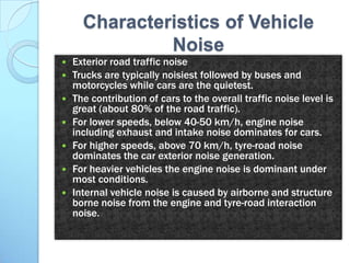 traffic noise | PPTX