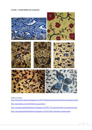 Motif batik indonesia | DOCX
