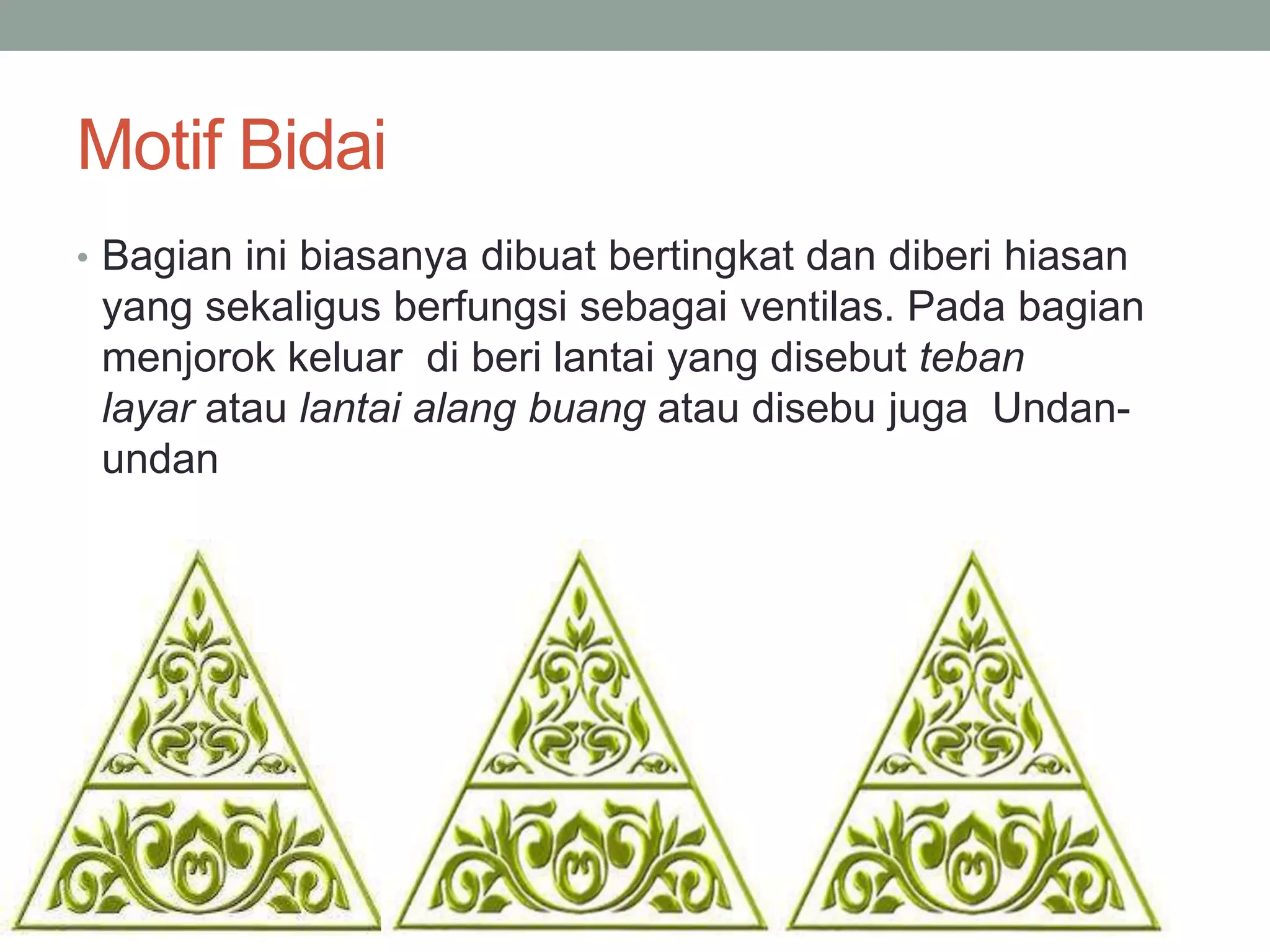 Motif dan ukiran melayu riau | PPTX