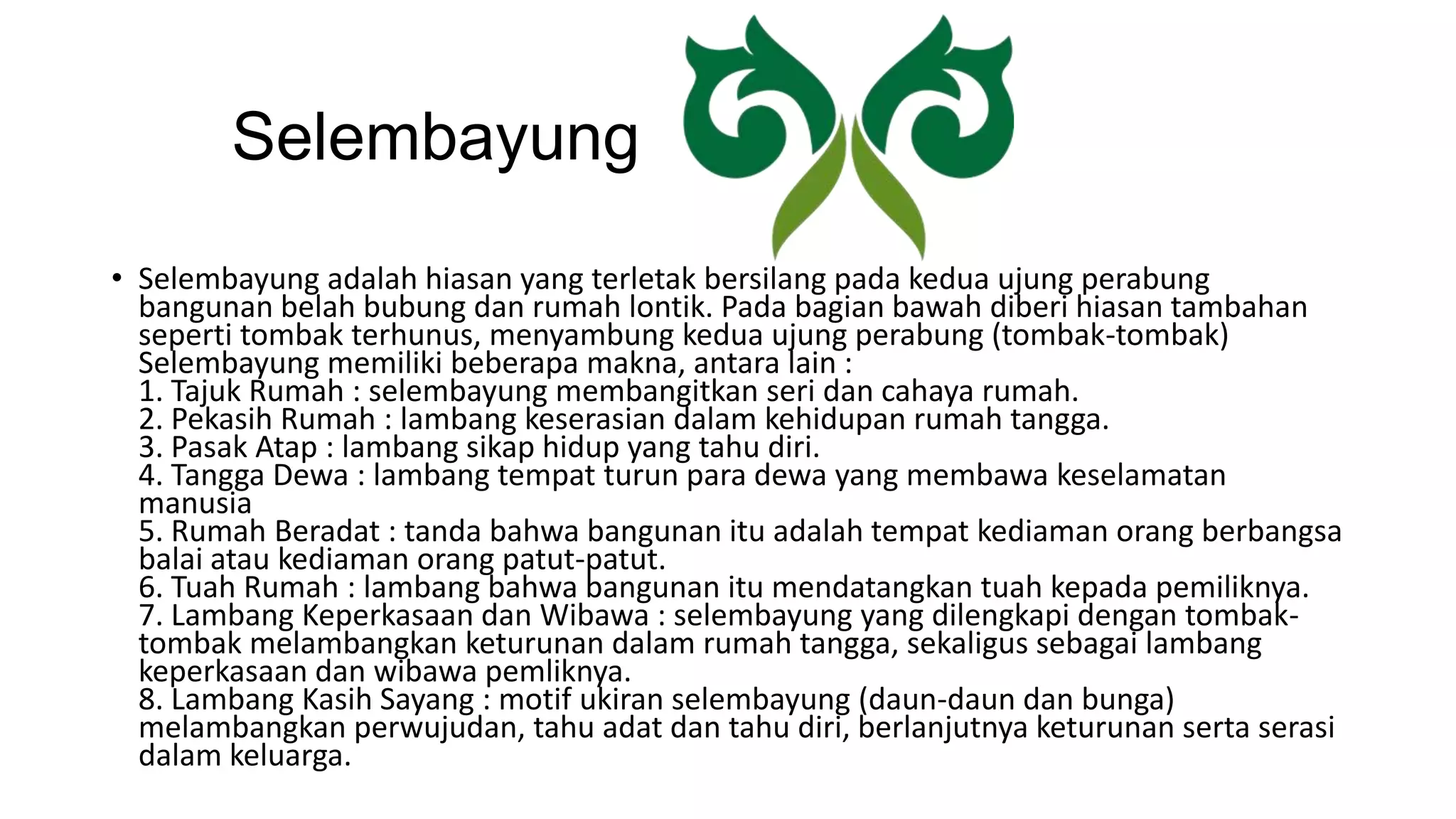 Motif dan ukiran melayu riau | PPTX
