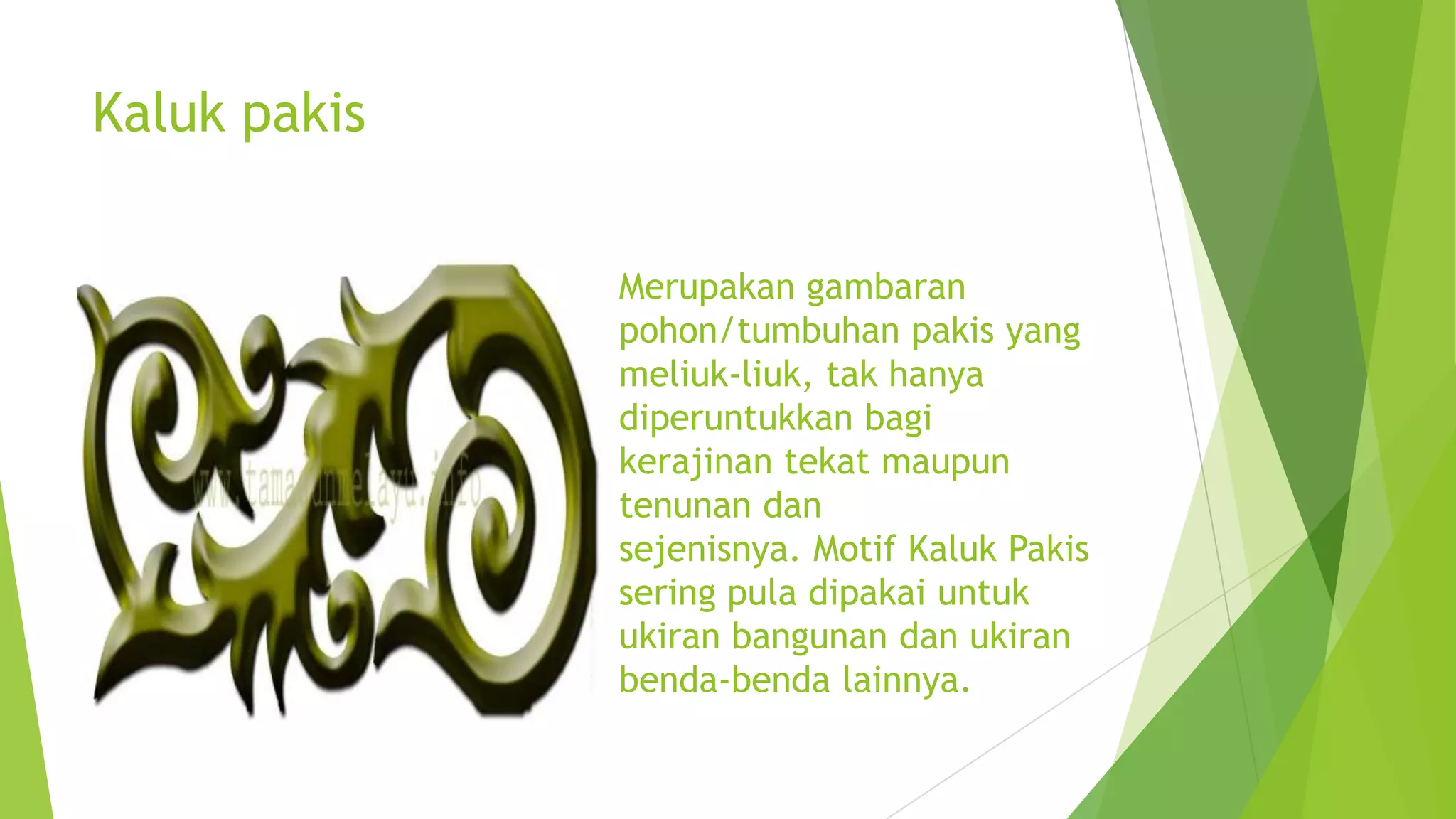 Motif dan Ukiran Melayu | PPTX