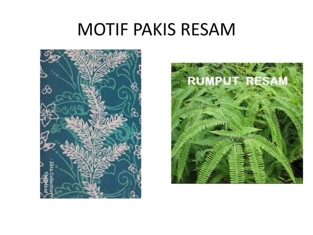 Motif Batik Daun Pakis | PPTX