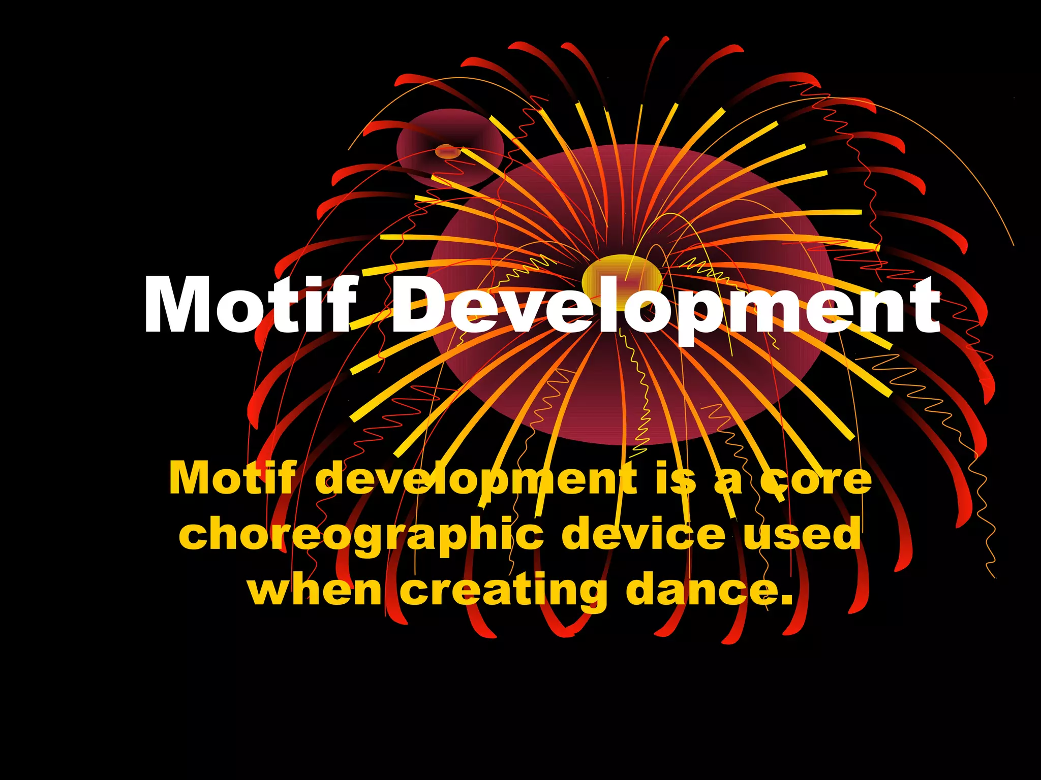 Motif development | PPT