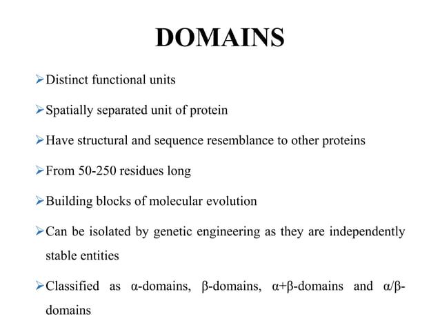 Motifs and domains | PPTX