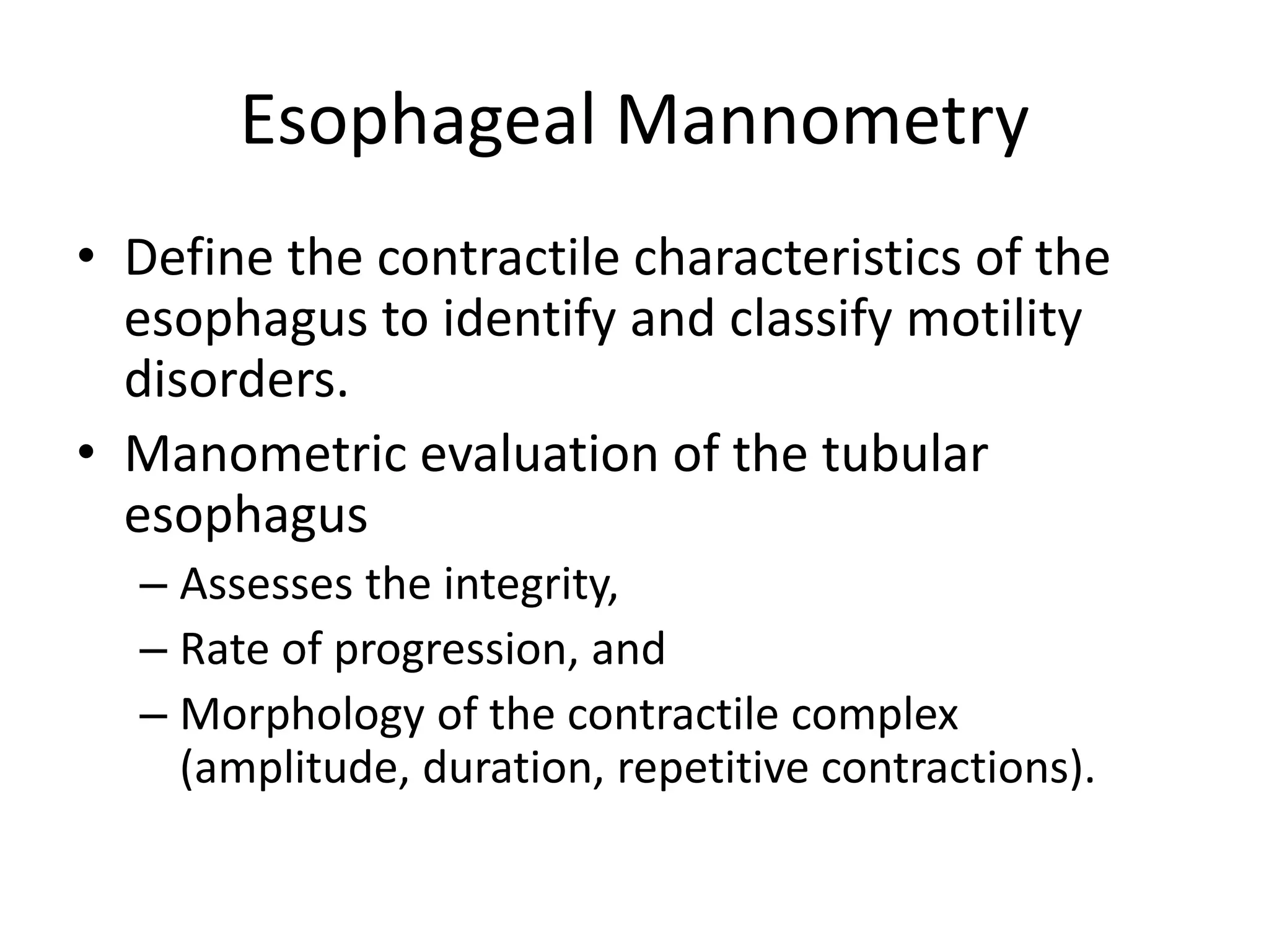 Motility disorders of esophagus | PPTX