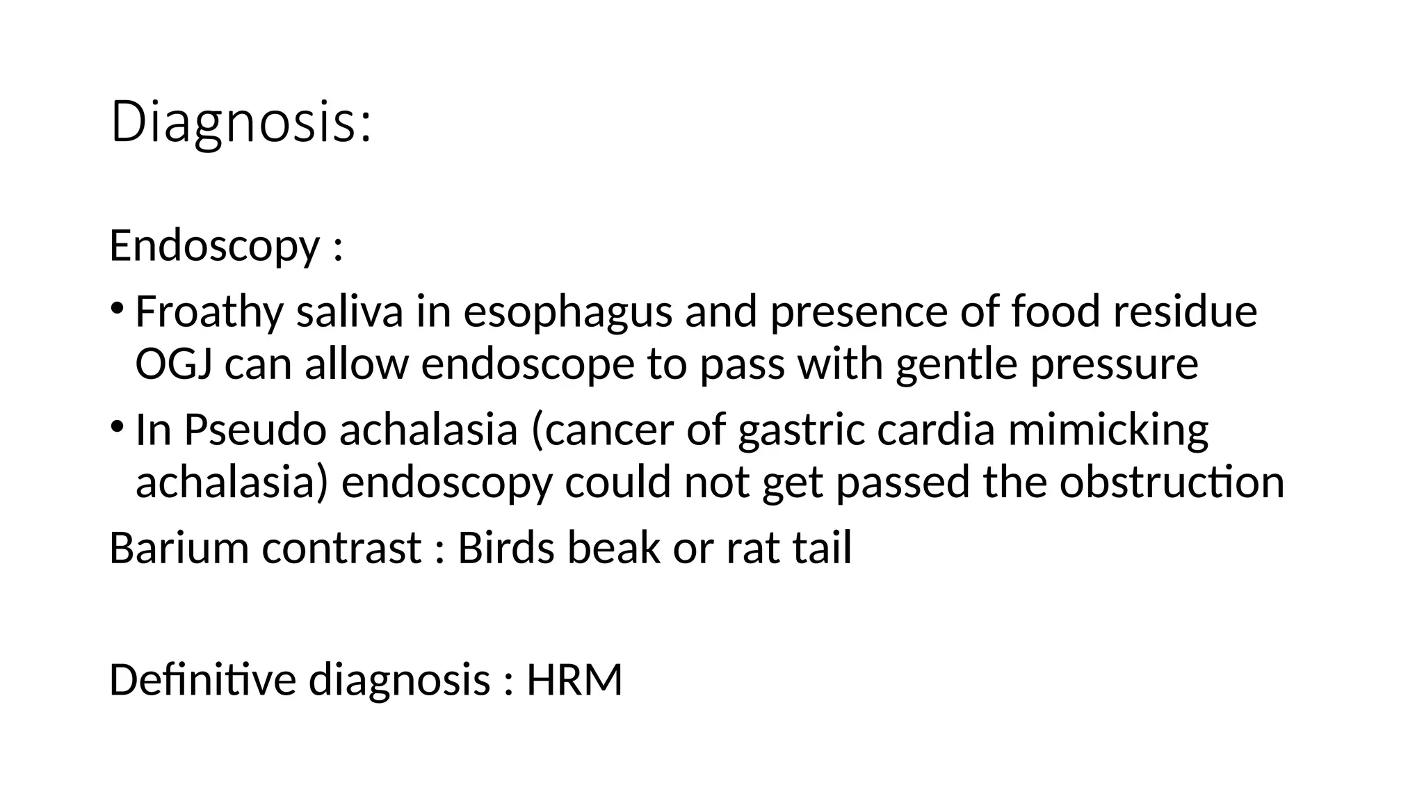 MOTILITY DISORDERS OF ESOPHAGUS and their management’s | PPTX