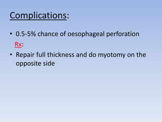 Motility disorders of oesophagus | PPT
