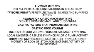Motility in the alimentary tract | PPTX