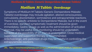 Motilium M Tablets (Generic Domperidone Maleate Tablets) | PDF