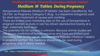 Motilium M Tablets (Generic Domperidone Maleate Tablets) | PDF
