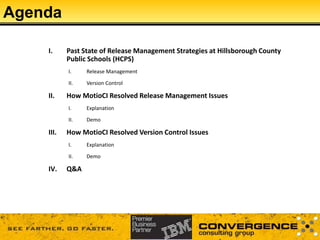 Cognos Release Management Strategies Using MotioCI | PPTX