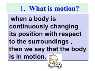 Motion - Vektor | PPT | Physics | Science