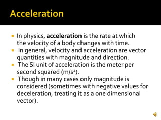 Motion, class 9 | PPTX