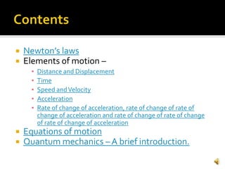 Motion, class 9 | PPTX