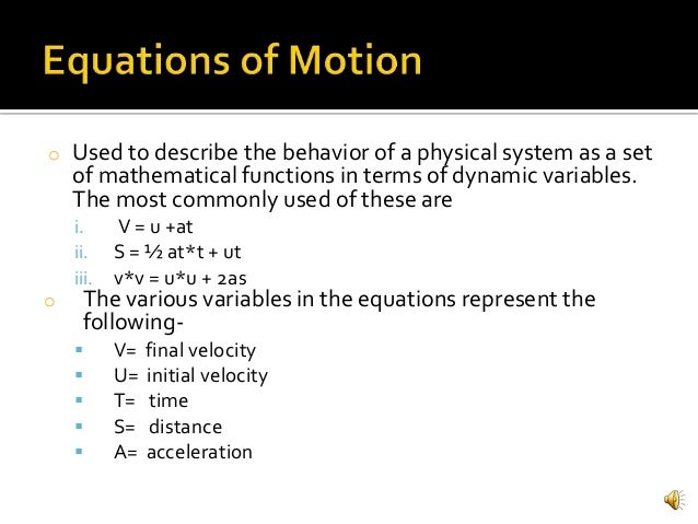 Motion, class 9