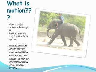 Motion 16 slides presentation | PPTX