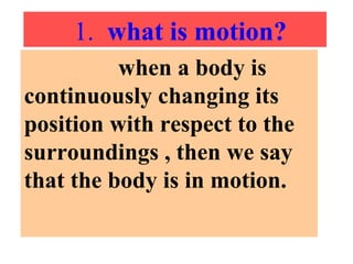 Motion | PPT