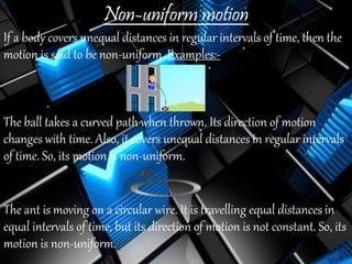 MOTION Class IX PowerPoint Presentation | PPTX