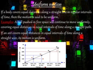 MOTION Class IX PowerPoint Presentation | PPTX