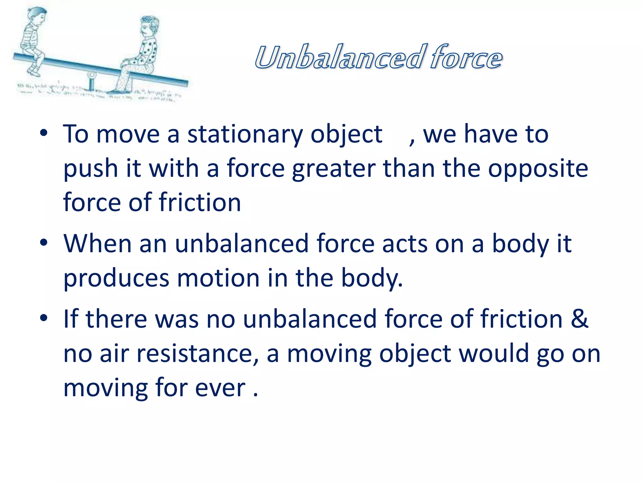 force and laws of Motion | PPTX