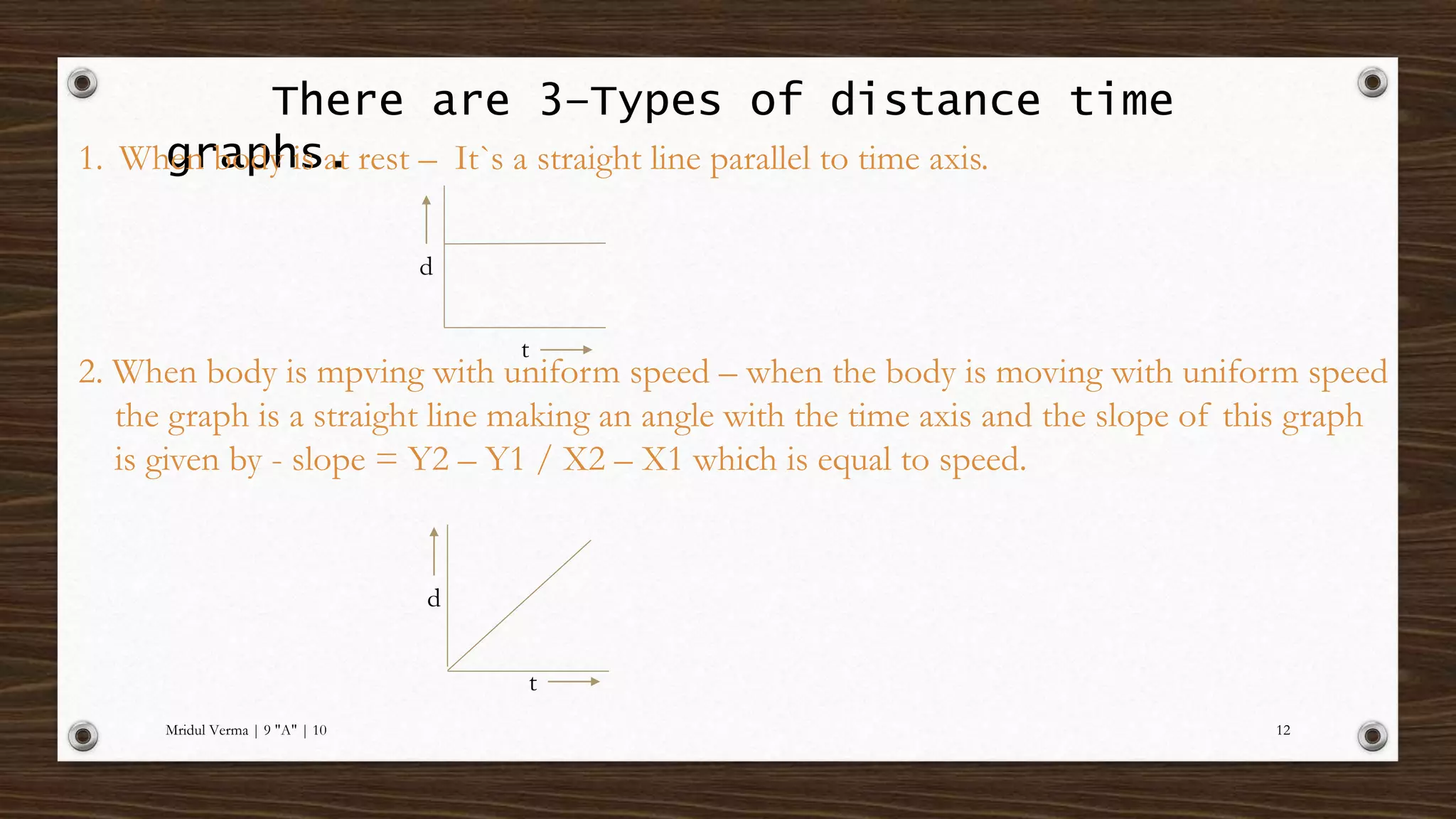 Motion ppt for class 9 | PPTX