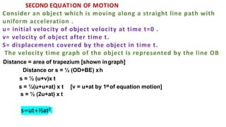Motion in a straight line(part 1) | PPT