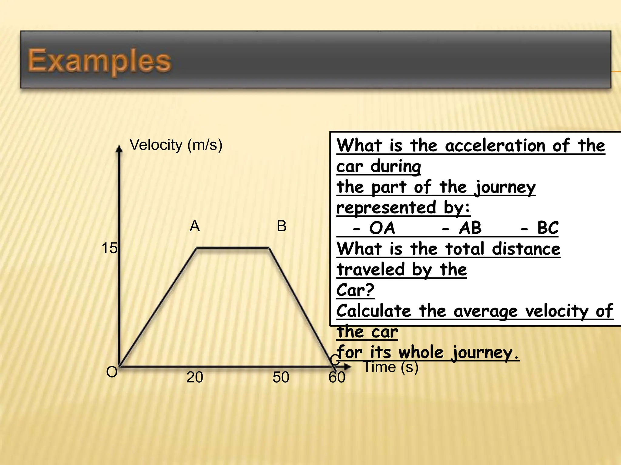 motion, distance displacement speed and velocity | PPTX