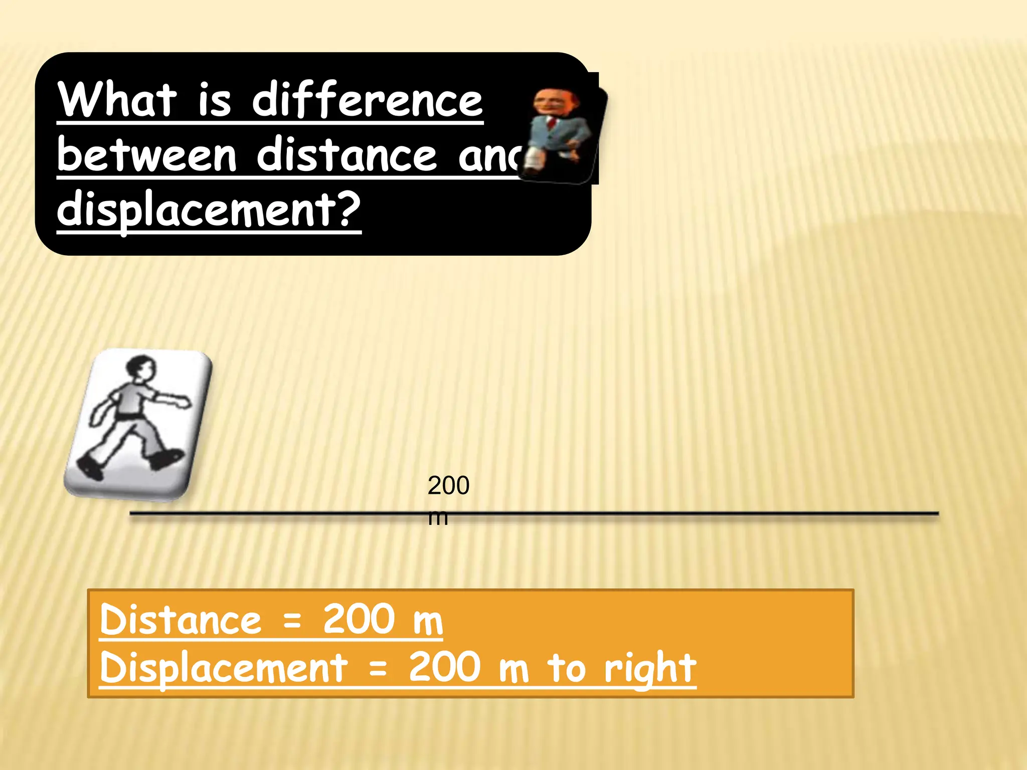 motion, distance displacement speed and velocity | PPTX