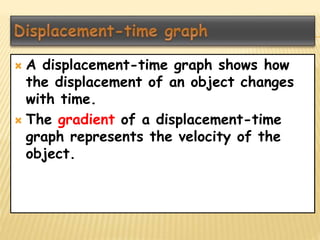 motion, distance displacement speed and velocity | PPTX | Physics | Science