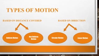 Motion Class 9th | PPTX