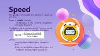 Motion - Distance time graphs and speed time graphs.pptx