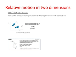 motion-in-a-plane physics of class 11 motion | PPTX