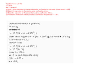 motion-in-a-plane physics of class 11 motion | PPTX