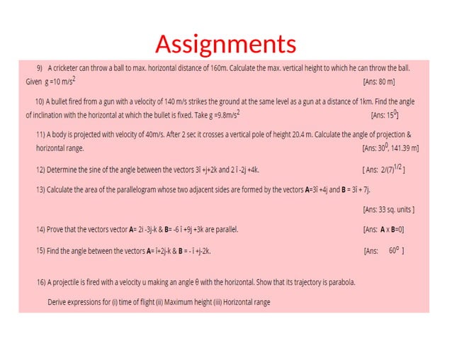 motion-in-a-plane physics of class 11 motion | PPTX
