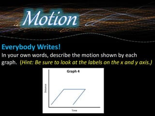 Motion speed velocity acceleration | PPT