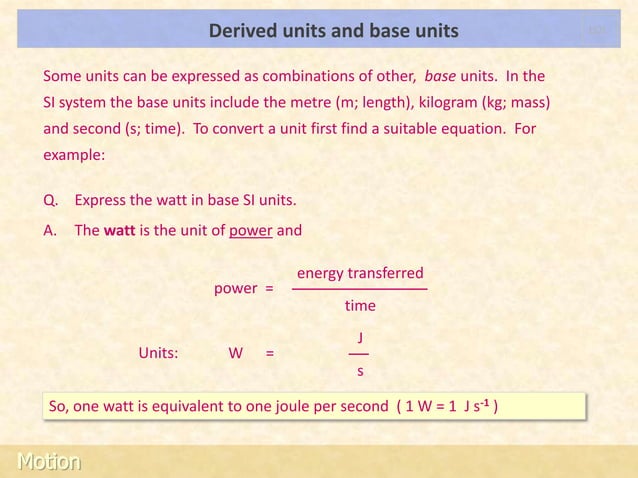 Scientific units | PPT