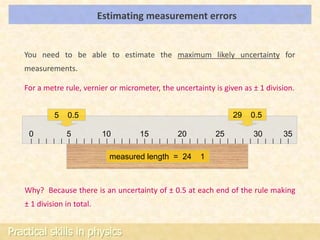 Motion 4 introduction to measurement (shared) | PPTX | Physics | Science