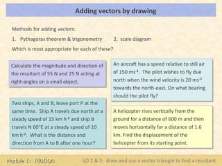 Motion 5 vectors introduction (shared) | PPTX